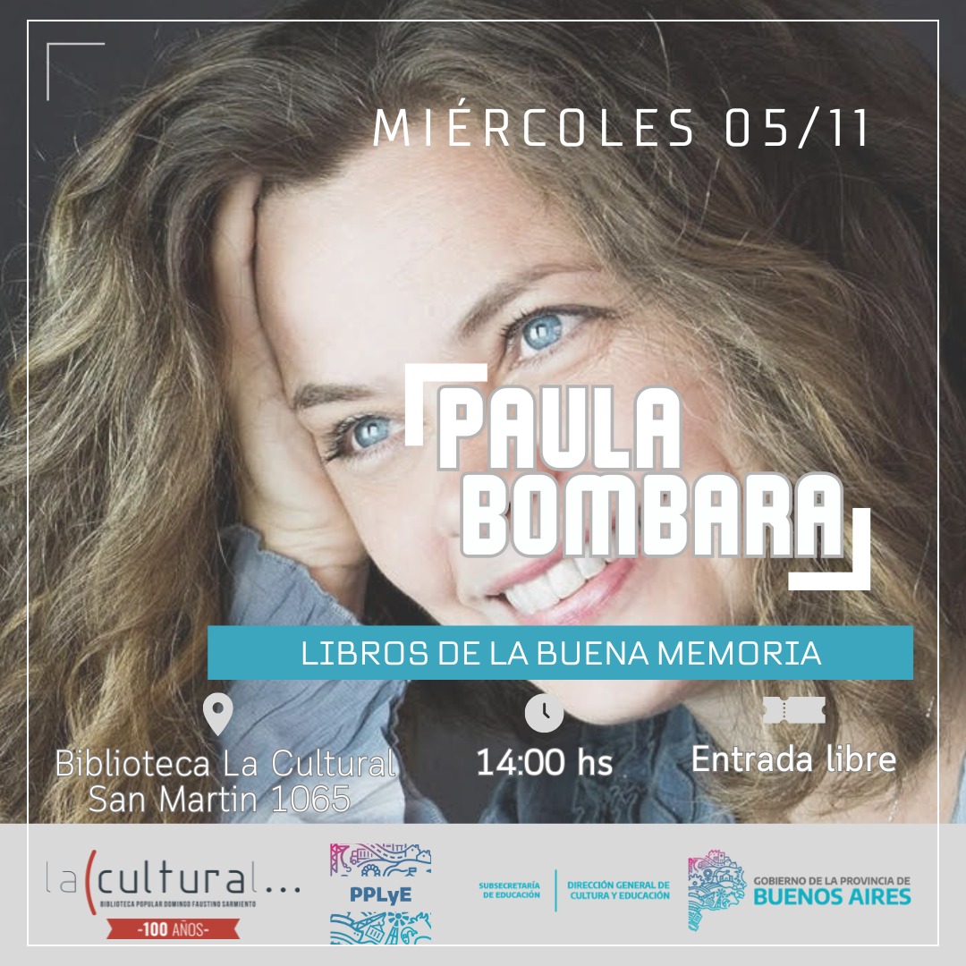 PAULA BOMBARA VISITARÁ BOLÍVAR PARA PRESENTAR “LOS LIBROS DE LA BUENA ...